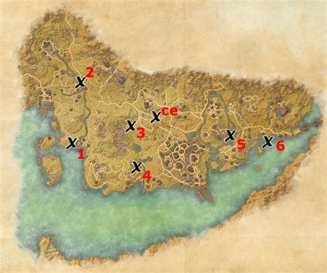 Stormhaven Treasure Map Locations Elder Scrolls Online Guides