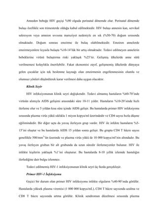 Hiv infeksiyonu fazlası için tipfakultesi org PDF