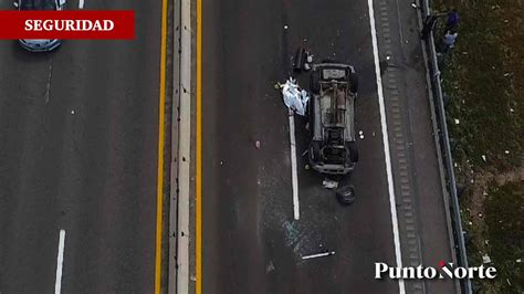 Muere hombre en volcadura sobre la escénica Punto Norte