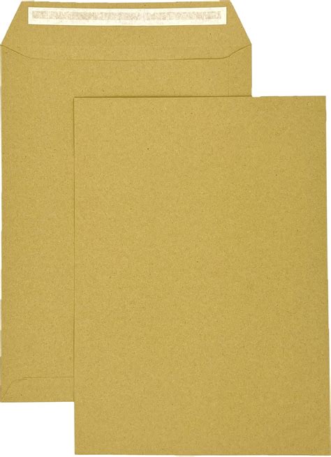 Lot De 100 Grande Enveloppe Pochette Courrier A4 C4 Papier Kraft