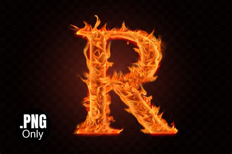 Fire Letters R