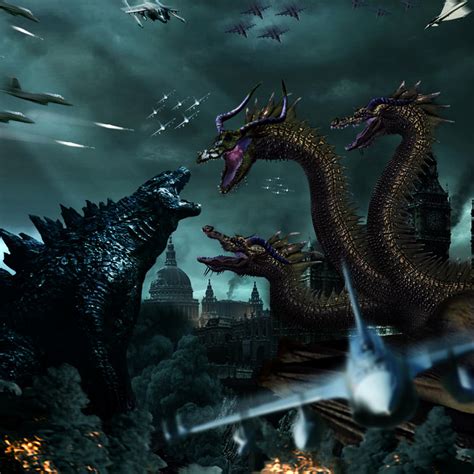 Godzilla Vs King Ghidorah By Darthnito On DeviantArt