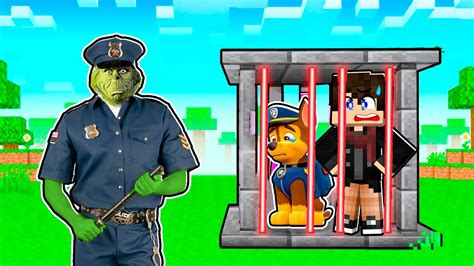 Je m évade de la PRISON du GRINCH sur Minecraft YouTube