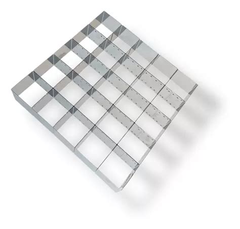 Cortador De Cavidades Quadrado 4x4x4 Altura 25 Pedaços