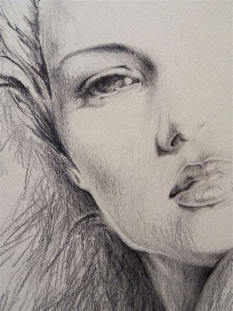 Disegni Volti Femminili A Matita Disegni HD
