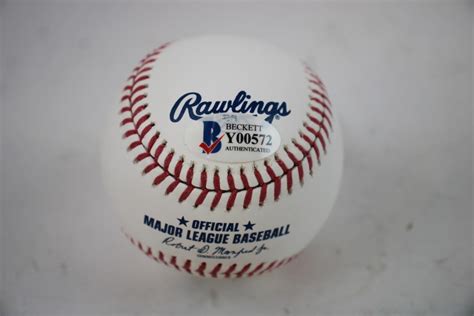 Fernando Tatis Jr Autographed Baseball Beckett Authenticated