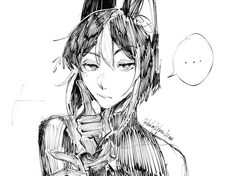 Daily Tighnari Doodle On Twitter Drawing Unimpressed Tighnari Is