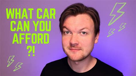 What Car Can I Afford Based On Salary Car Buying Rule Youtube