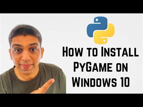How To Install PyGame On Windows 10 YouTube