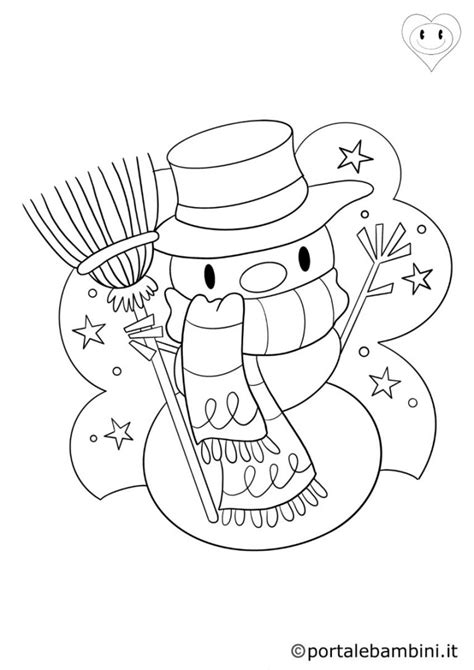 Disegni Inverno Da Colorare Portalebambini It