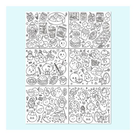 Pared Pegatinas Para Colorear Hojas Para Fruta Y Verdura Cuotas Sin