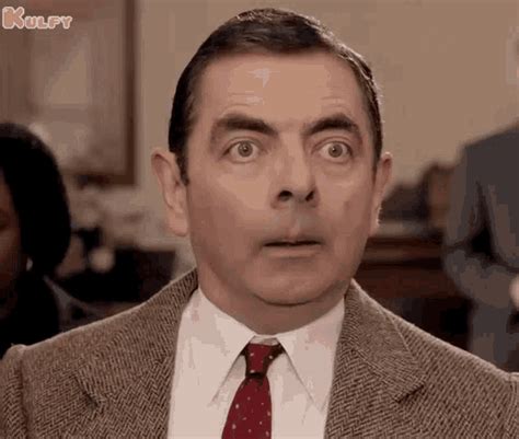 Shocked Mr Bean Shocked Shock Mr Bean Discover Share Gifs NBKomputer