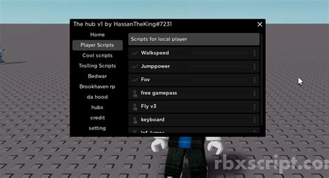 Universal Walkspeed Fov Free Gamepasses Scripts RbxScript