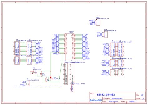 Base Para Esp Wroom V Easyeda Open Source Hardware Lab