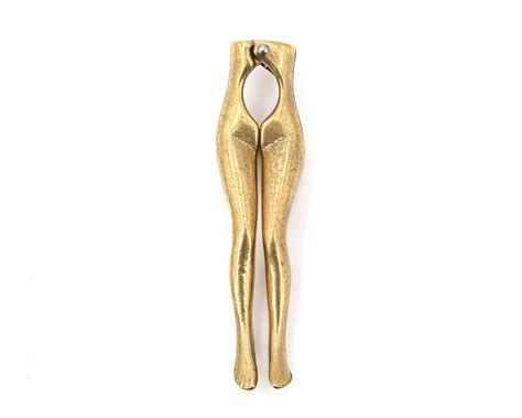 French Brass Nutcracker Womans Legs 1930s Anatomy Erotic Erotism Human Body Ass Pin Up