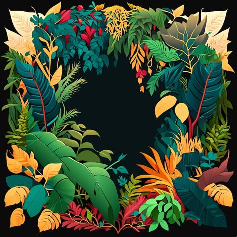 Folhas de palmeira tropical padrão de fundo verde design de decoração