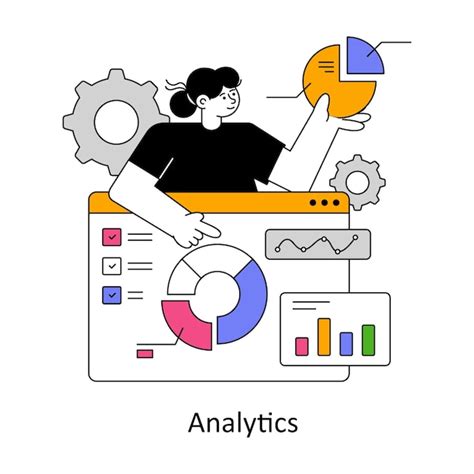 Premium Vector Analytics Flat Style Design Vector Illustration Stock