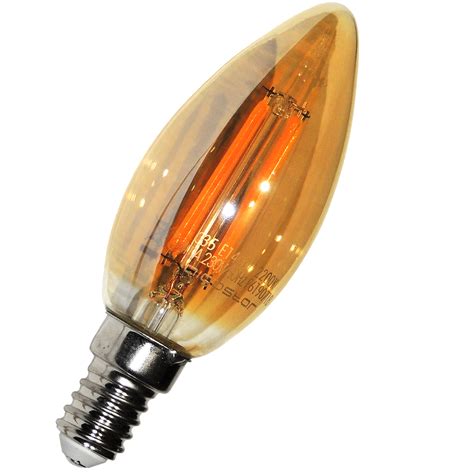 Led Kerze E W Lumen Komfort Warm Filament Leds Kabika De