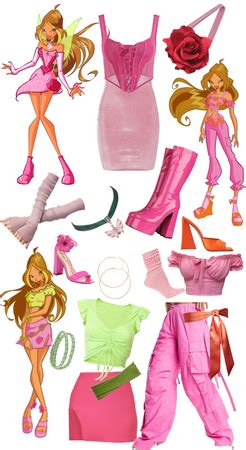 Winx Club Flora Costume Outfit ShopLook