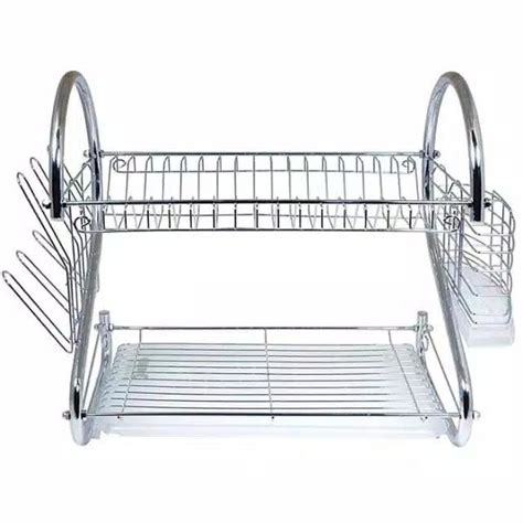 Rak Piring Stainless Minimalis Fashion Store