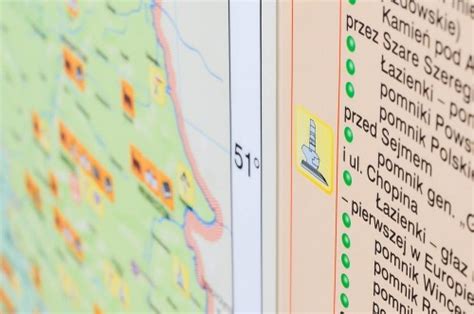 Polska Mapa Cienna Krajoznawcza Szkolna