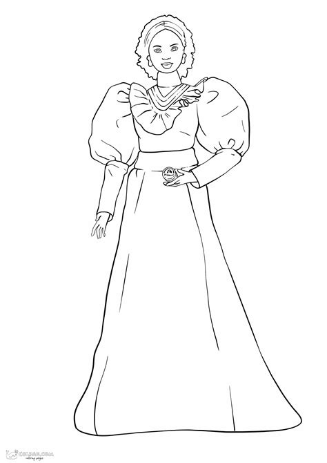 Madam C J Walker Coloring Page Coloring Pages