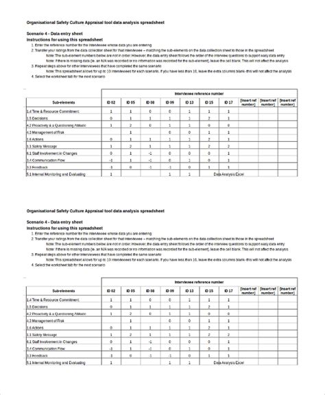 Free Sample Data Analysis Templates In Pdf Ms Word Excel Pages