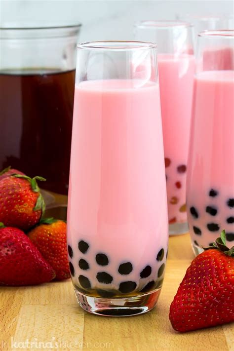 Strawberry Boba Pearls Recipe Without Tapioca Starch Deporecipe Co