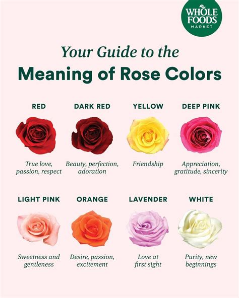 Whole Foods Market On Instagram Use Our Rose Color Guide To Help You