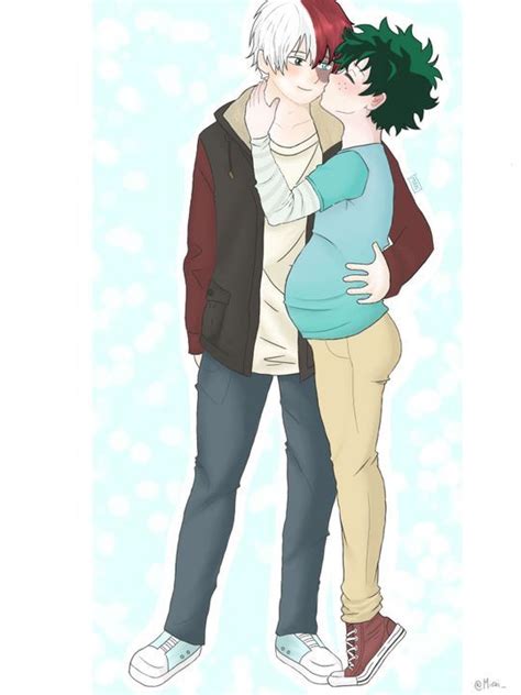 A Mi Lado TodoDeku Omegaverse Anime Pregnant Mpreg Anime My Hero
