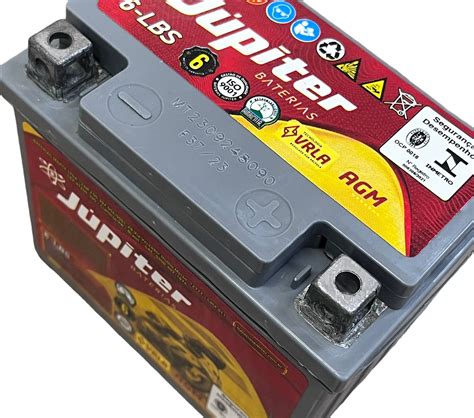 Bateria Moto 6ah Amperes Cg 125 150 Fan Titan Honda Biz Yamaha