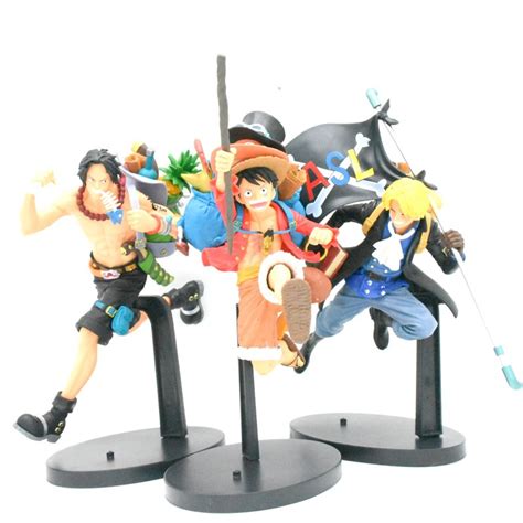 3Pcs Set Anime One Piece DXF Brotherhood II Figure Portgas Ace Sabo