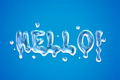 Liquid Text Effect Free Ltheme