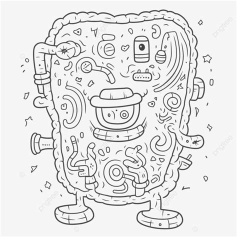 Simple Digestive System Coloring Pages