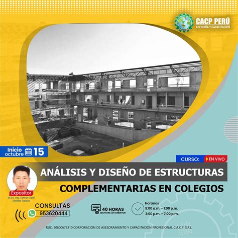 Cacp Per Curso An Lisis Y Dise O De Estructuras Complementarias En
