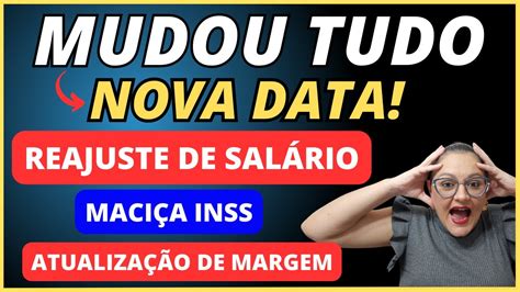 Mudou Tudo Saiu Nova Data Da Maci A Folha Inss Atualiza O Do