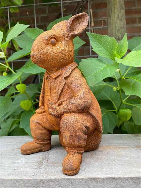Hare Rabbit Statue Home Decoration Garden Decoration Catawiki