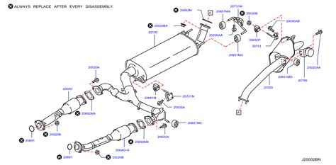 Nissan Armada Platinum Row L V At Awd Exhaust System Hanger