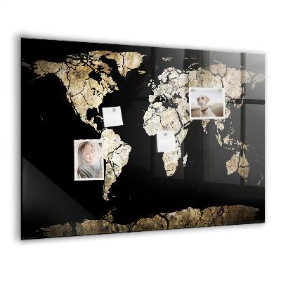 Tablica magnetyczna dla dzieci Mapa świata susza Coloray pl