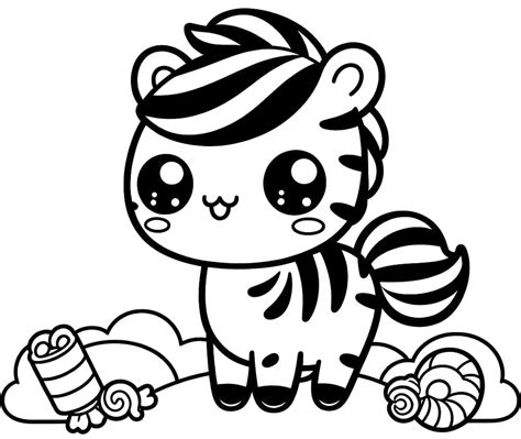 Coloriage Kawaii Animaux à imprimer sur ColoriageEnfant