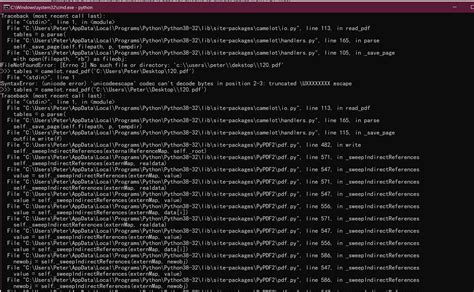 error in win10 python 3 8 0 · issue 393 · atlanhq camelot · github