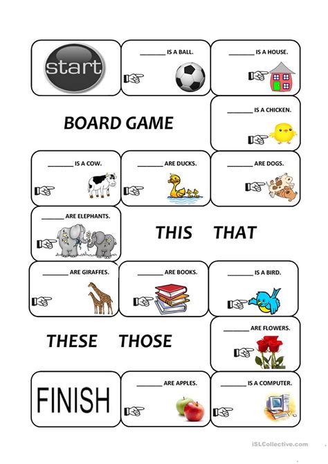This That These Those Classroom Objects Worksheet Free Esl This