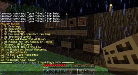 Rules Command Spigotmc High Performance Minecraft