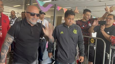 Sampaoli Chega Ao Rio Para Se Apresentar Ao Flamengo Espero