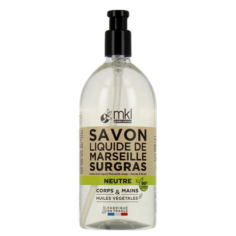 MKL Savon Liquide De Marseille Surgras Corps Et Mains