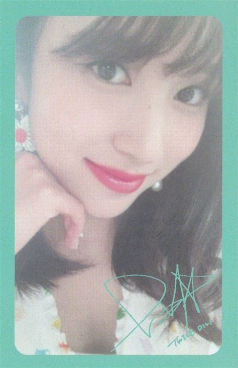 SCAN Summer Nights Photocard Mina Photocard Photo Cards Mina