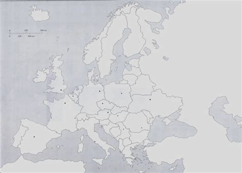 Europe Political Map Countries Diagram Quizlet