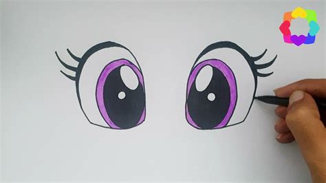 Como Dibujar Ojos Kawaii Dibujos De Ojos Dibujar Ojos Facil Paso A