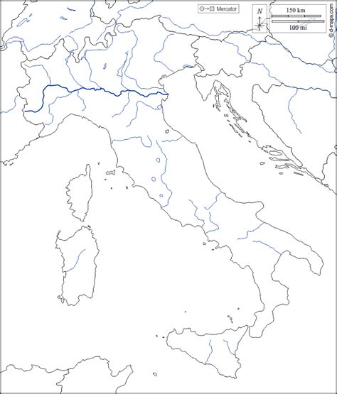Italia Mappa Gratuita Mappa Muta Gratuita Cartina Muta Gratuita