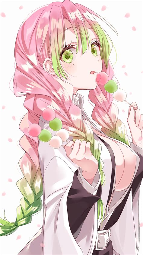Wallpaper Kimetsu No Yaiba Mitsuri Kanroji Anime Girls Multi